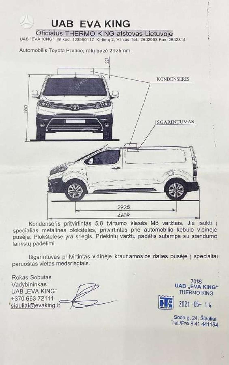 Pelēks Toyota Proace 2019 Panevēža, ar dzinēja tilpumu 2.00 L un nobraukumu 218 tūkst. km par 12990 €, foto 38 vietnē AUTOMOTO.COM.LV