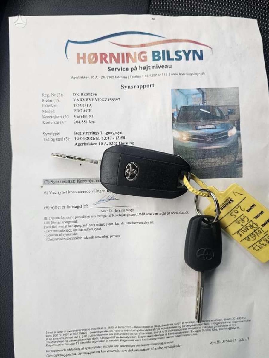 Pelēks Toyota Proace 2019 Pakruojis, ar dzinēja tilpumu 1.50 L un nobraukumu 204 tūkst. km par 7600 €, foto 12 vietnē AUTOMOTO.COM.LV