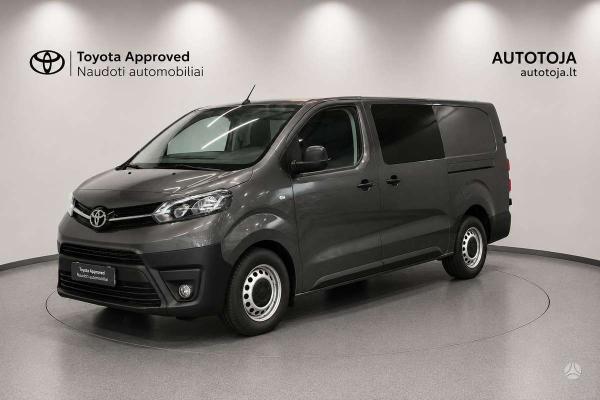 Pelēks Toyota Proace 2024 Kauņa, ar dzinēja tilpumu 2.00 L un nobraukumu 72 tūkst. km par 28500 €, foto 1 vietnē AUTOMOTO.COM.LV