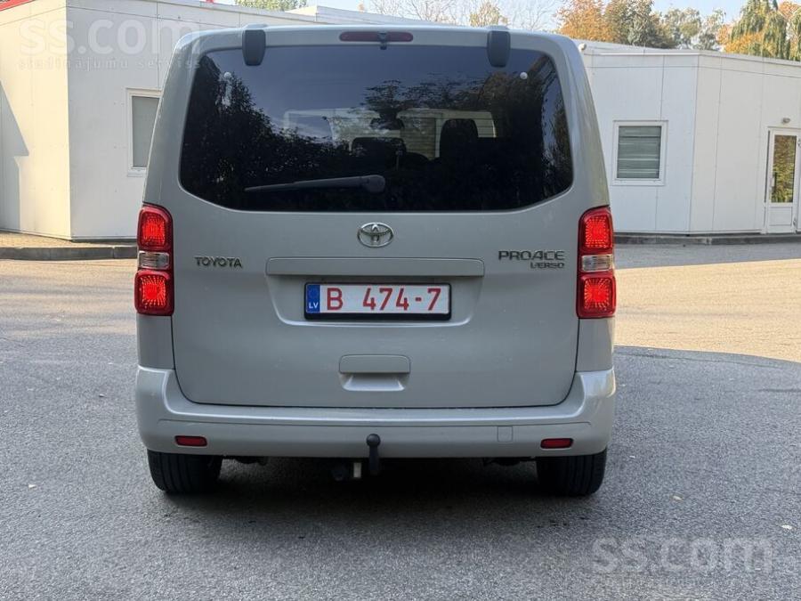 Grey Toyota Proace 2018 in Riga, with an engine capacity of 1.50 L and mileage of 190 thousand km for 13970 €, photo 7 on AUTOMOTO.COM.LV
