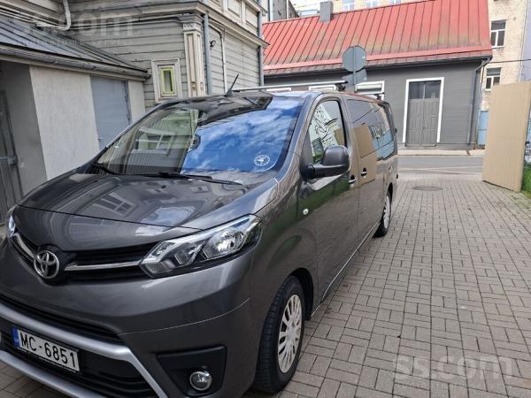 Pelēks Toyota Proace 2019 Bauska, ar dzinēja tilpumu 2.00 L un nobraukumu 241 tūkst. km par 19450 €, foto 8 vietnē AUTOMOTO.COM.LV