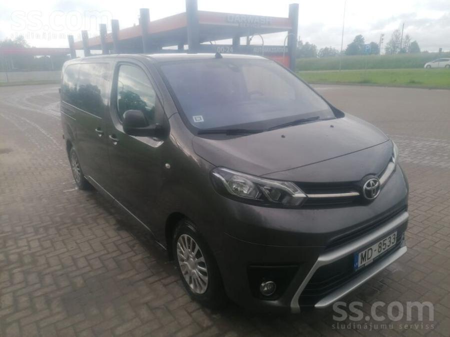 Grey Toyota Proace 2019 in Aizkraukle, with an engine capacity of 1.50 L and mileage of 117 thousand km for 17500 €, photo 3 on AUTOMOTO.COM.LV