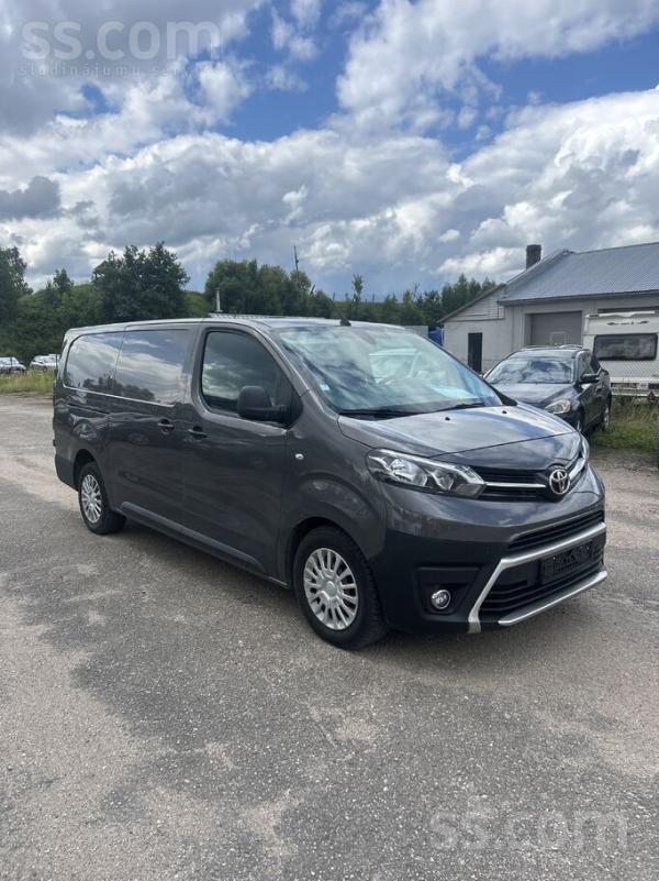 Pelēks Toyota Proace 2020 Daugavpils, ar dzinēja tilpumu 2.00 L un nobraukumu 205 tūkst. km par 10350 €, foto 8 vietnē AUTOMOTO.COM.LV