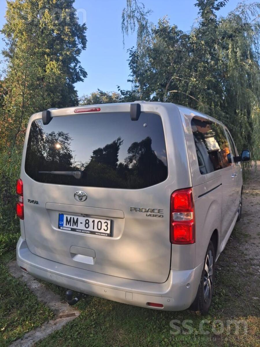 Grey Toyota Proace 2020 in Tukums, with an engine capacity of 2.00 L and mileage of 161 thousand km for 17900 €, photo 3 on AUTOMOTO.COM.LV