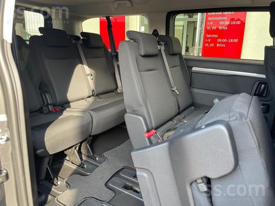 Grey Toyota Proace 2026 in Jekabpils, with an engine capacity of 2.20 L and mileage of 10 thousand km for 42000 €, photo 23 on AUTOMOTO.COM.LV