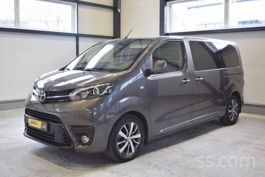 Grey Toyota Proace 2020 in Riga, with an engine capacity of 2.00 L and mileage of 142 thousand km for 23900 €, photo 1 on AUTOMOTO.COM.LV