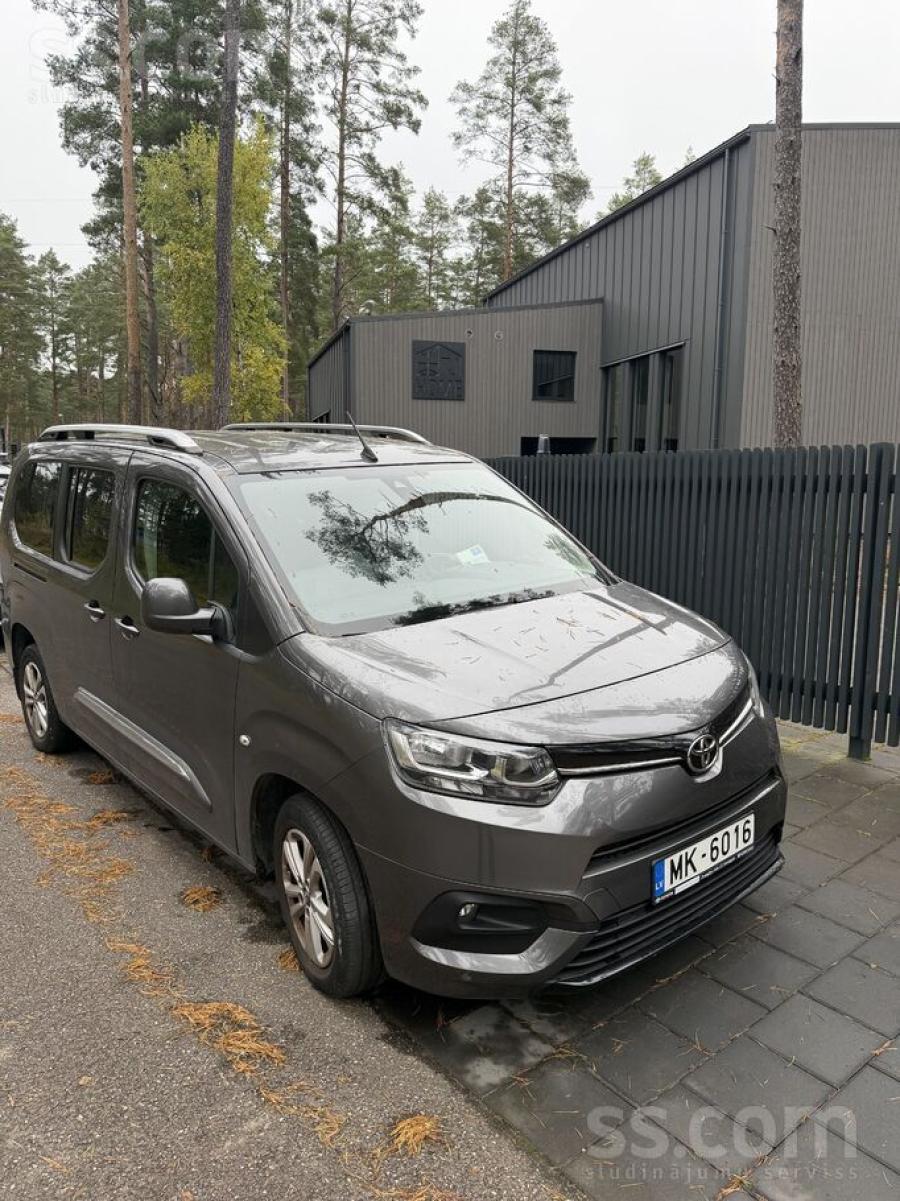 Pelēks Toyota Proace 2020 Rīga, ar dzinēja tilpumu 1.50 L un nobraukumu 110 tūkst. km par 11200 €, foto 1 vietnē AUTOMOTO.COM.LV