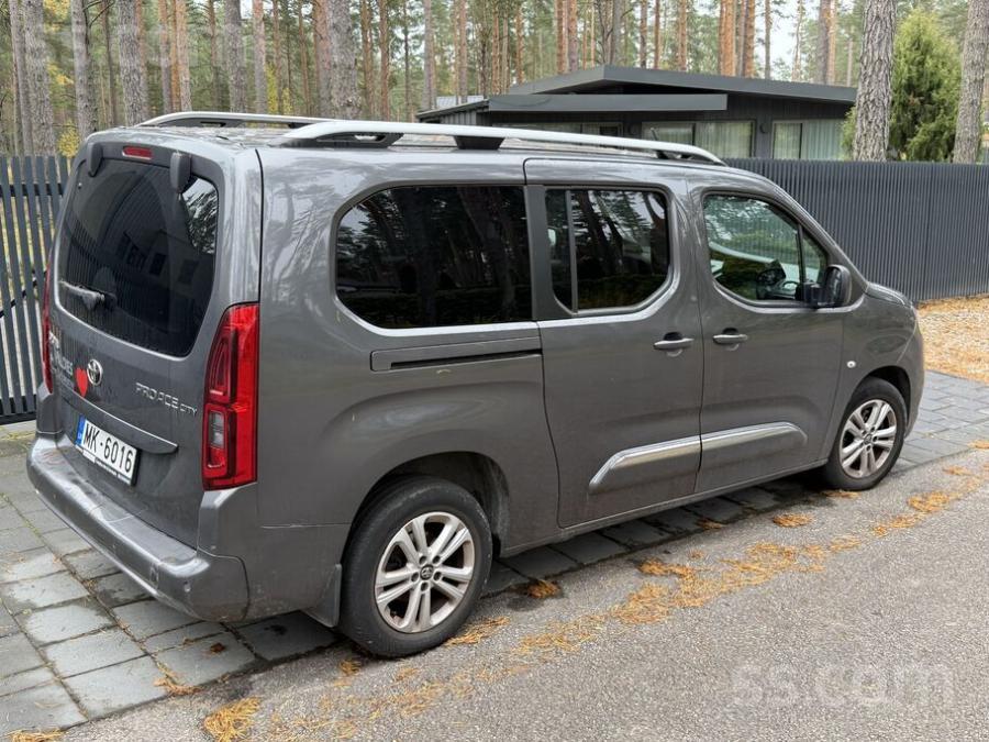 Pelēks Toyota Proace 2020 Rīga, ar dzinēja tilpumu 1.50 L un nobraukumu 110 tūkst. km par 11200 €, foto 4 vietnē AUTOMOTO.COM.LV