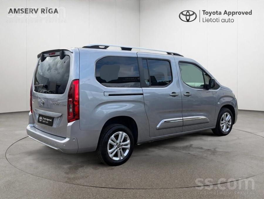 Pelēks Toyota Proace 2021 Rīga, ar dzinēja tilpumu 1.20 L un nobraukumu 94 tūkst. km par 14700 €, foto 3 vietnē AUTOMOTO.COM.LV