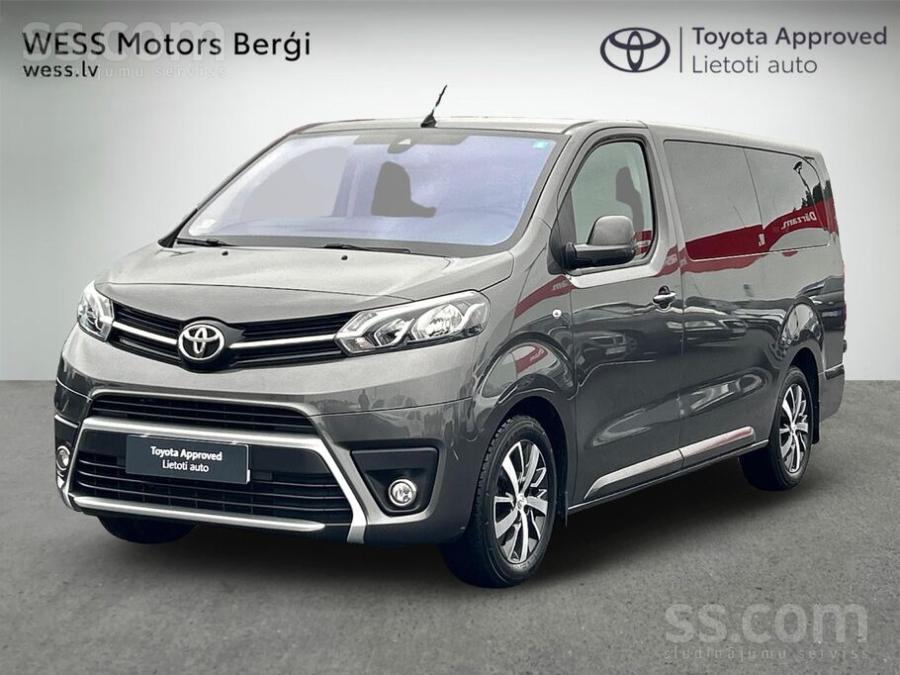 Grey Toyota Proace 2022 in Riga, with an engine capacity of 2.00 L and mileage of 103 thousand km for 29990 €, photo 1 on AUTOMOTO.COM.LV