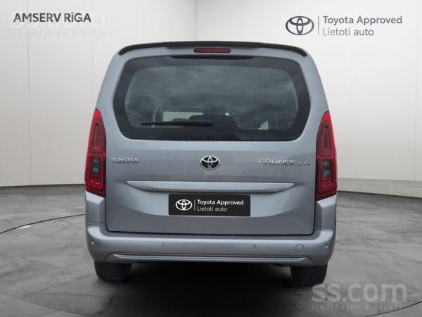 Grey Toyota Proace 2023 in Riga, with an engine capacity of 1.50 L and mileage of 76 thousand km for 20400 €, photo 4 on AUTOMOTO.COM.LV