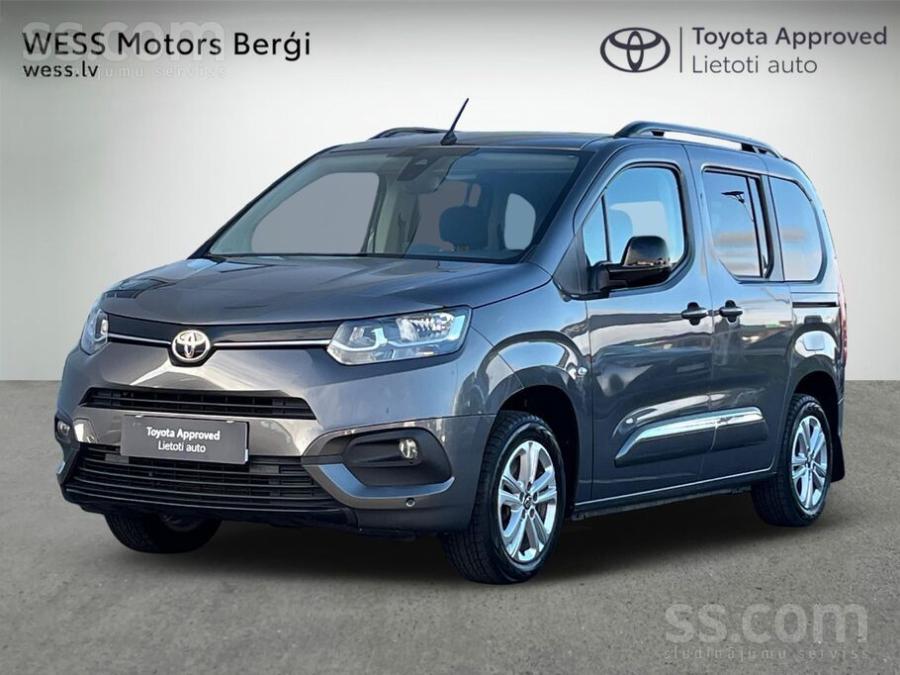 Grey Toyota Proace 2023 in Riga, with an engine capacity of 1.50 L and mileage of 127 thousand km for 16990 €, photo 1 on AUTOMOTO.COM.LV