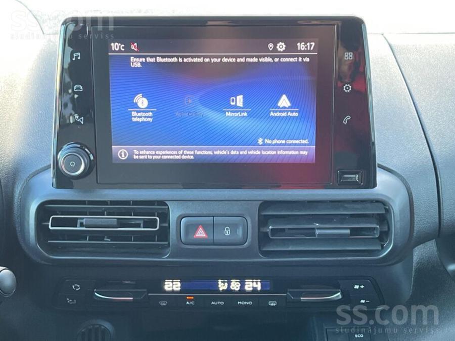 Grey Toyota Proace 2023 in Riga, with an engine capacity of 1.50 L and mileage of 127 thousand km for 16990 €, photo 15 on AUTOMOTO.COM.LV