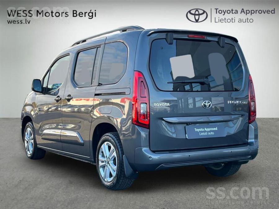 Grey Toyota Proace 2023 in Riga, with an engine capacity of 1.50 L and mileage of 127 thousand km for 16990 €, photo 26 on AUTOMOTO.COM.LV
