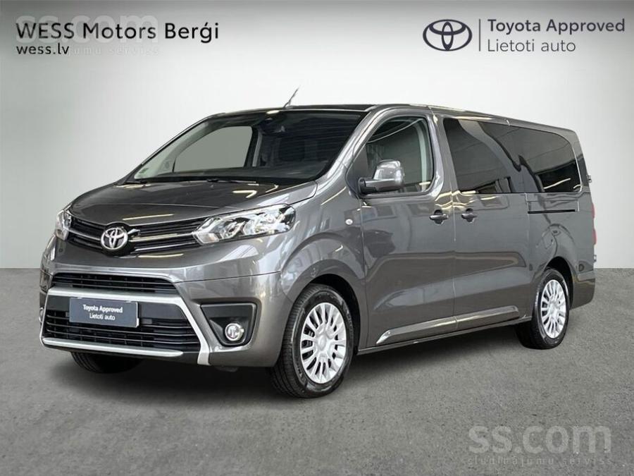 Pelēks Toyota Proace 2024 Rīga, ar dzinēja tilpumu 2.00 L un nobraukumu 38 tūkst. km par 36990 €, foto 1 vietnē AUTOMOTO.COM.LV