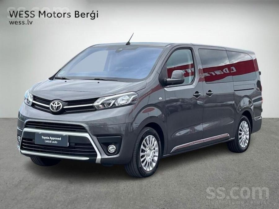 Pelēks Toyota Proace 2024 Rīga, ar dzinēja tilpumu 2.00 L un nobraukumu 37 tūkst. km par 36990 €, foto 1 vietnē AUTOMOTO.COM.LV