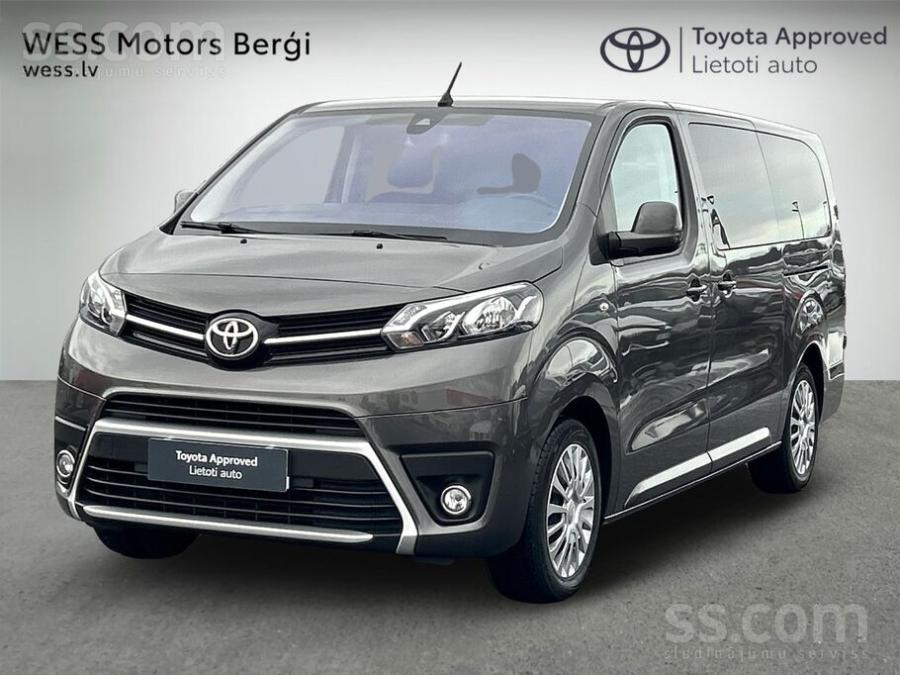 Pelēks Toyota Proace 2024 Rīga, ar dzinēja tilpumu 2.00 L un nobraukumu 65 tūkst. km par 35990 €, foto 1 vietnē AUTOMOTO.COM.LV
