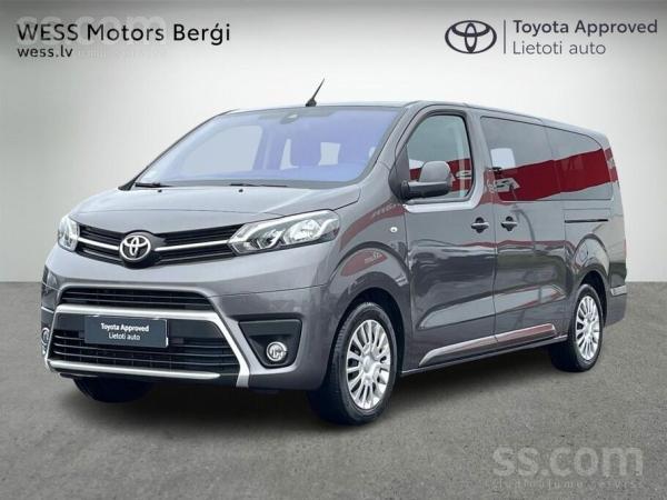 Grey Toyota Proace 2024 in Riga, with an engine capacity of 2.00 L and mileage of 38 thousand km for 33990 €, photo 1 on AUTOMOTO.COM.LV