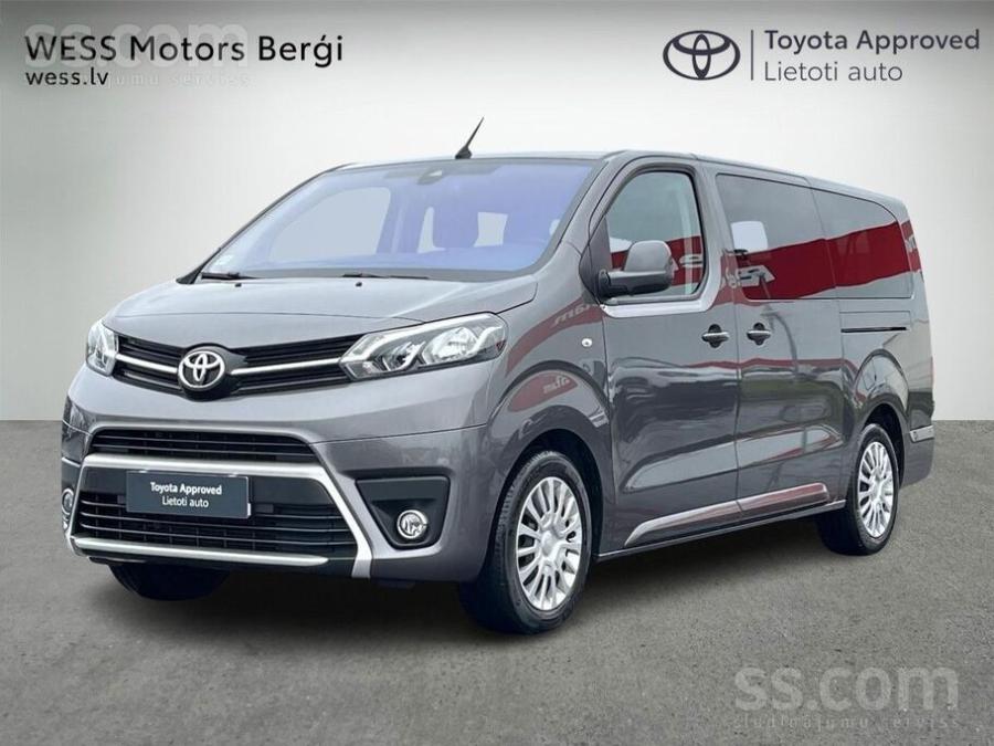 Pelēks Toyota Proace 2024 Rīga, ar dzinēja tilpumu 2.00 L un nobraukumu 38 tūkst. km par 33990 €, foto 1 vietnē AUTOMOTO.COM.LV