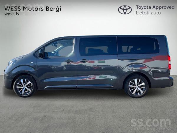 Pelēks Toyota Proace 2025 Rīga, ar dzinēja tilpumu 2.00 L un nobraukumu 13 tūkst. km par 51990 €, foto 3 vietnē AUTOMOTO.COM.LV