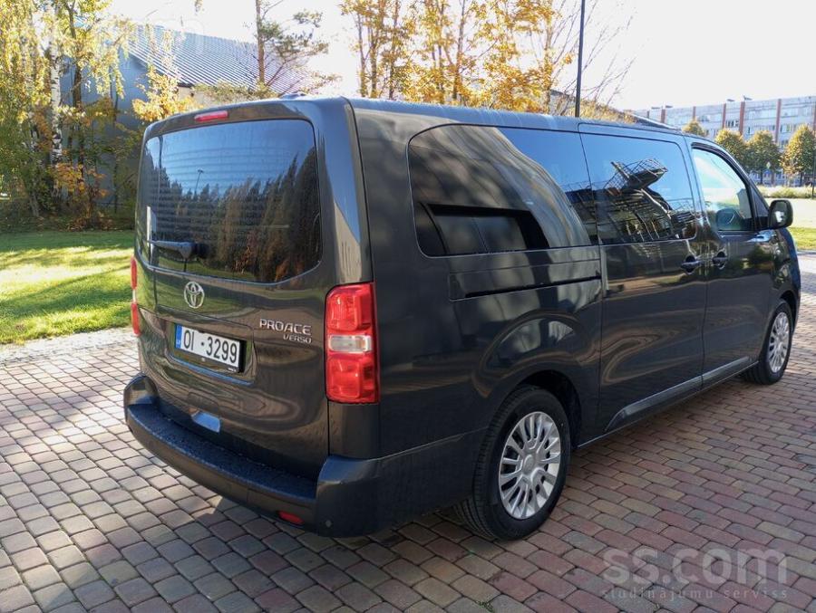 Grey Toyota Proace 2025 in Riga, with an engine capacity of 2.00 L and mileage of 0 thousand km for 45900 €, photo 7 on AUTOMOTO.COM.LV