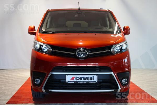 Orange Toyota Proace 2020 in Riga, with an engine capacity of 2.00 L and mileage of 104 thousand km for 29900 €, photo 2 on AUTOMOTO.COM.LV