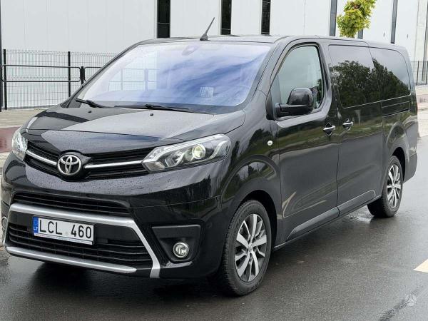 Melns Toyota proace-verso 2019 Viļņa, ar dzinēja tilpumu 2.00 L un nobraukumu 400 tūkst. km par 13900 €, foto 1 vietnē AUTOMOTO.COM.LV