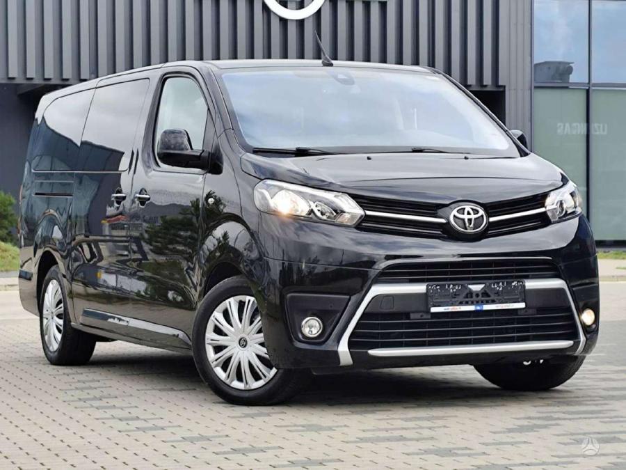 Melns Toyota proace-verso 2021 Šauļi, ar dzinēja tilpumu 2.00 L un nobraukumu 171 tūkst. km par 19990 €, foto 1 vietnē AUTOMOTO.COM.LV