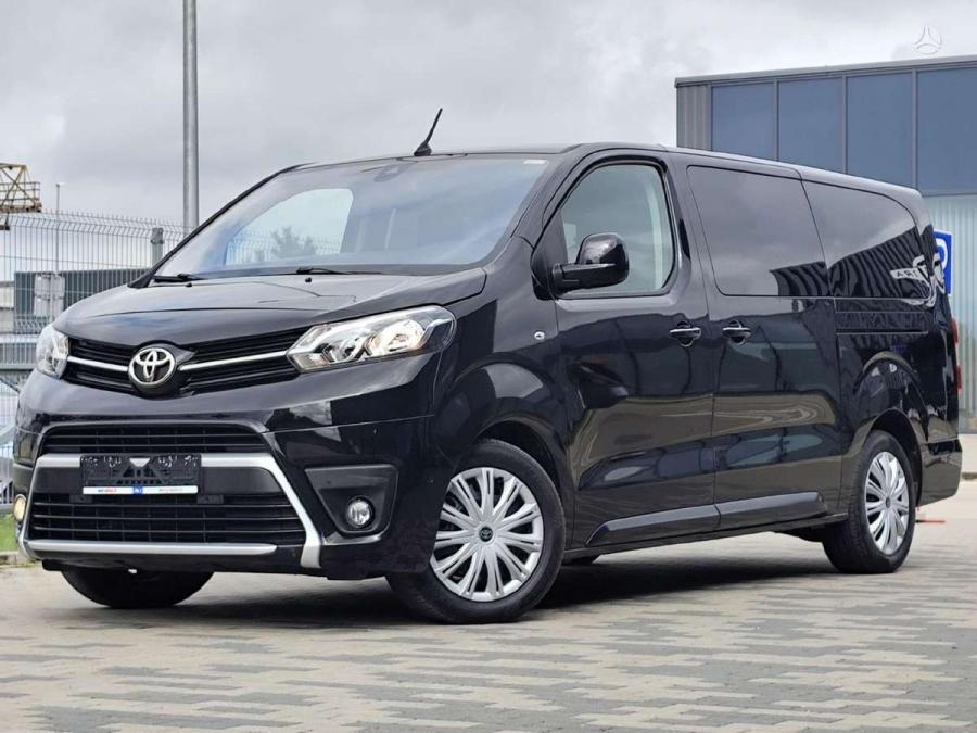 Melns Toyota proace-verso 2021 Šauļi, ar dzinēja tilpumu 2.00 L un nobraukumu 171 tūkst. km par 19990 €, foto 3 vietnē AUTOMOTO.COM.LV