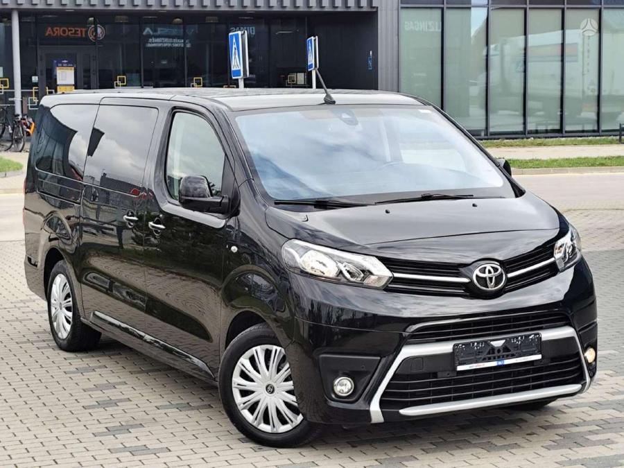 Melns Toyota proace-verso 2021 Šauļi, ar dzinēja tilpumu 2.00 L un nobraukumu 171 tūkst. km par 19990 €, foto 10 vietnē AUTOMOTO.COM.LV