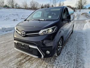 Black Toyota proace-verso 2018 in Vilnius, with an engine capacity of 2.00 L and mileage of 225 thousand km for 18999 €, photo 4 on AUTOMOTO.COM.LV