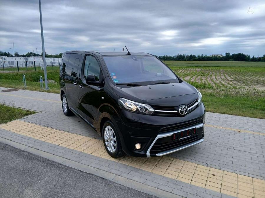 Черный Тойота Proace Verso 2019 в Мариямполе, объемом двигателя 2.00 л и пробегом 186 тыс. км за 16450 €, фото 14 на AUTOMOTO.COM.LV