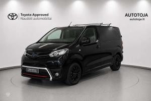 Melns Toyota proace-verso 2021 Kauņa, ar dzinēja tilpumu 1.50 L un nobraukumu 106 tūkst. km par 17900 €, foto  vietnē AUTOMOTO.COM.LV