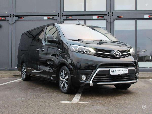 Melns Toyota proace-verso 2024 Viļņa, ar dzinēja tilpumu 2.00 L un nobraukumu 74 tūkst. km par 39950 €, foto 2 vietnē AUTOMOTO.COM.LV