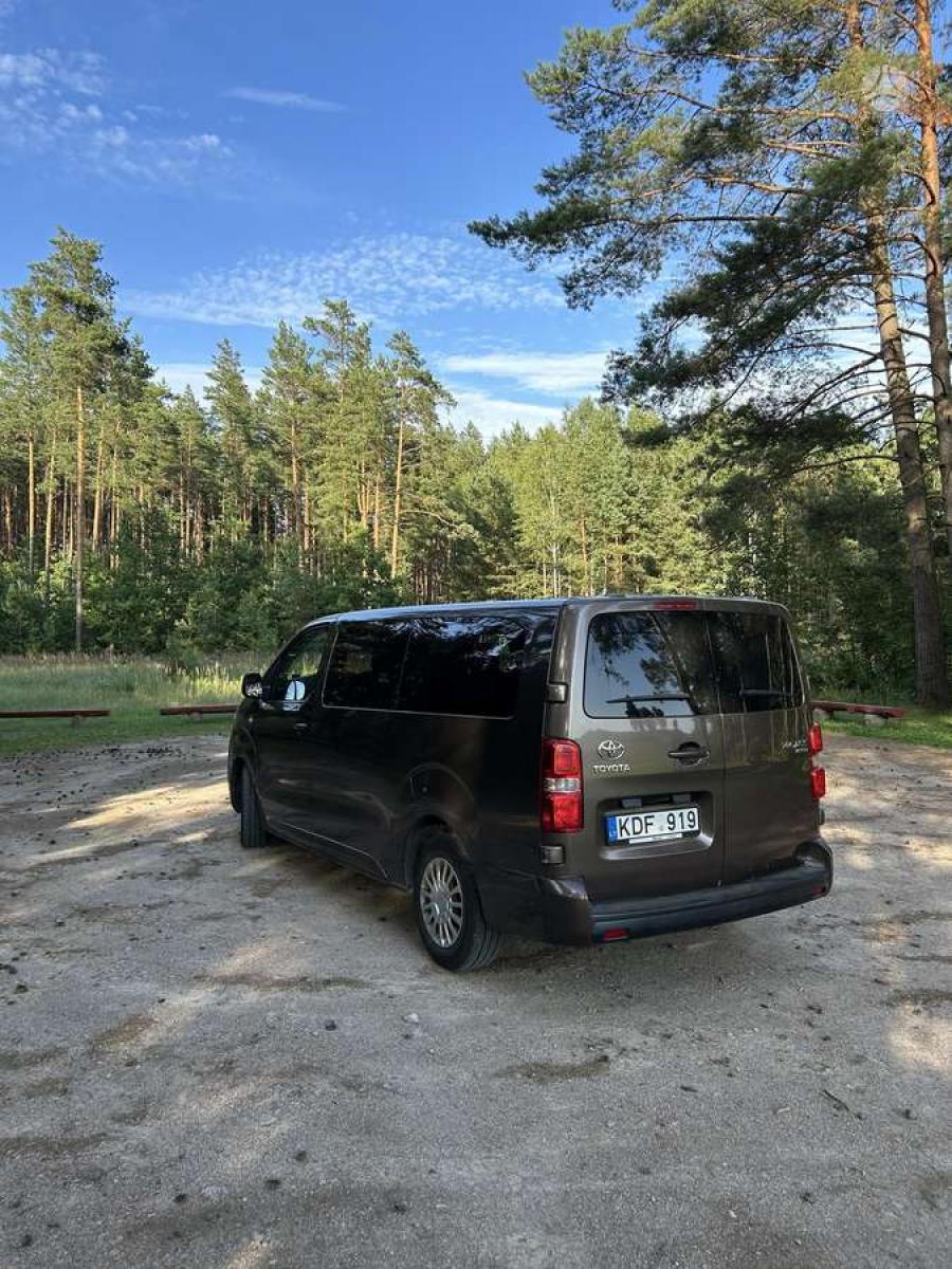 Brūns Toyota proace-verso 2017 Šalčininkai, ar dzinēja tilpumu 2.00 L un nobraukumu 264 tūkst. km par 16500 €, foto 7 vietnē AUTOMOTO.COM.LV
