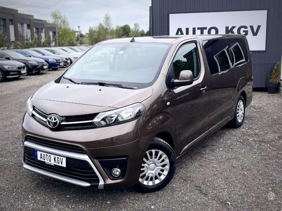 Brūns Toyota proace-verso 2018 Viļņa, ar dzinēja tilpumu 2.00 L un nobraukumu 114 tūkst. km par 24499 €, foto 1 vietnē AUTOMOTO.COM.LV