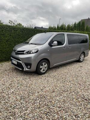 Grey Toyota proace-verso 2021 in Moletai, with an engine capacity of 2.00 L and mileage of 77 thousand km for 20500 €, photo  on AUTOMOTO.COM.LV