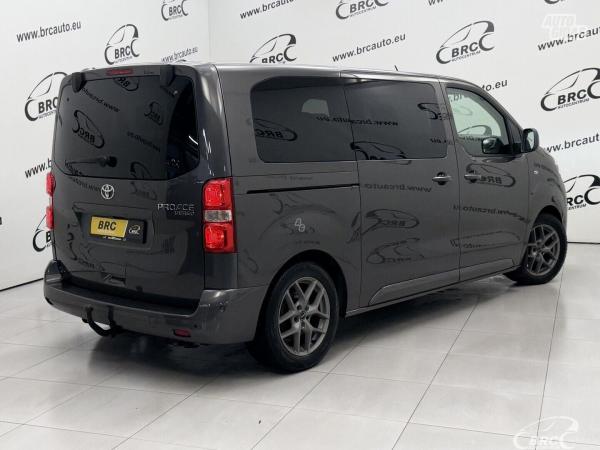 Pelēks Toyota proace-verso 2019 Avižieniai, ar dzinēja tilpumu 2.00 L un nobraukumu 253 tūkst. km par 24500 €, foto 2 vietnē AUTOMOTO.COM.LV