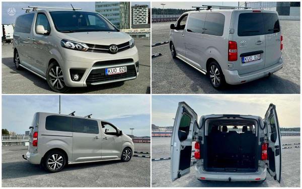 Pelēks Toyota proace-verso 2019 Viļņa, ar dzinēja tilpumu 2.00 L un nobraukumu 166 tūkst. km par 22000 €, foto 8 vietnē AUTOMOTO.COM.LV