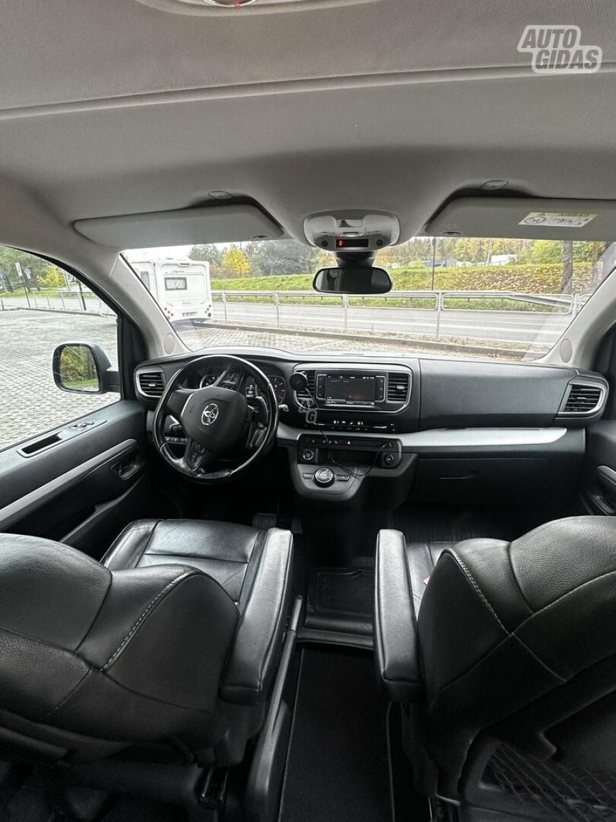 Grey Toyota proace-verso 2019 in Vilnius, with an engine capacity of 2.00 L and mileage of 260 thousand km for 20600 €, photo 24 on AUTOMOTO.COM.LV