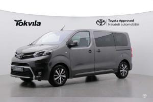 Grey Toyota proace-verso 2024 in Vilnius, with an engine capacity of 2.00 L and mileage of 63 thousand km for 34900 €, photo 1 on AUTOMOTO.COM.LV