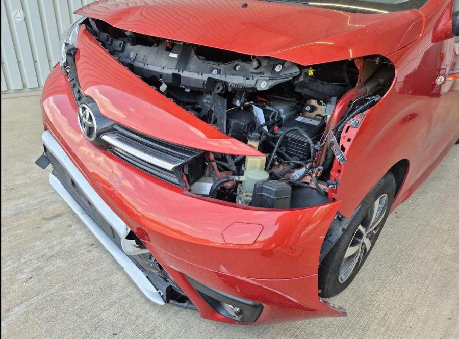 Sarkans Toyota proace-verso 2021 Klaipėda, ar dzinēja tilpumu 2.00 L un nobraukumu 136 tūkst. km par 8000 €, foto 13 vietnē AUTOMOTO.COM.LV