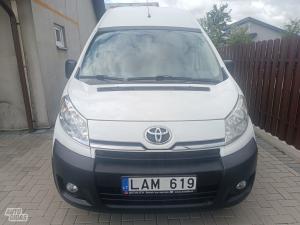 White Toyota Proace 2015 in Kaunas, with an engine capacity of 2.00 L and mileage of 162 thousand km for 4000 €, photo 3 on AUTOMOTO.COM.LV