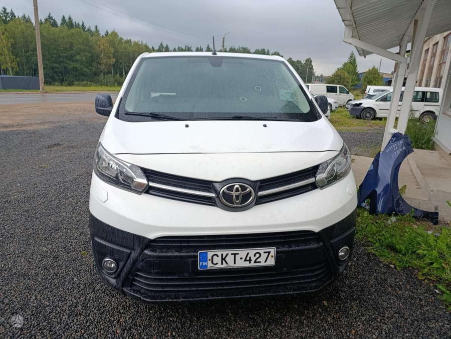White Toyota Proace 2019 in Utena, with an engine capacity of 2.00 L and mileage of 100 thousand km for 8591 €, photo 1 on AUTOMOTO.COM.LV