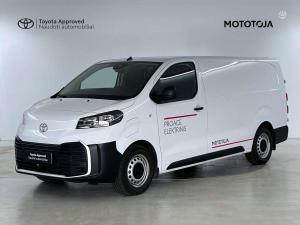 White Toyota Proace 2025 in Vilnius, with an engine capacity of 0.00 L and mileage of 8 thousand km for 33900 €, photo  on AUTOMOTO.COM.LV