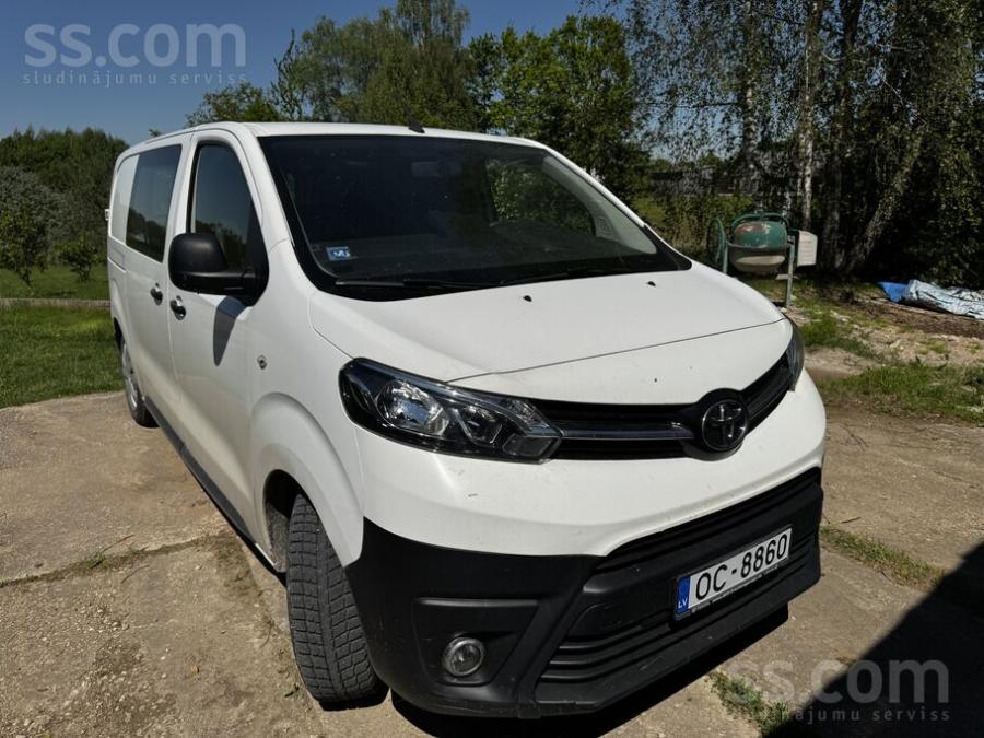 Balts Toyota Proace 2017 Ogre, ar dzinēja tilpumu 1.60 L un nobraukumu 151 tūkst. km par 10000 €, foto 2 vietnē AUTOMOTO.COM.LV
