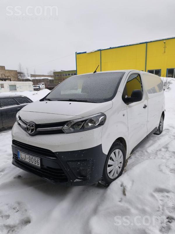 Balts Toyota Proace 2018 Rīga, ar dzinēja tilpumu 1.60 L un nobraukumu 245 tūkst. km par 9500 €, foto 1 vietnē AUTOMOTO.COM.LV