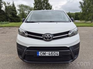 White Toyota Proace 2018 in Riga, with an engine capacity of 1.60 L and mileage of 111 thousand km for 8700 €, photo 3 on AUTOMOTO.COM.LV