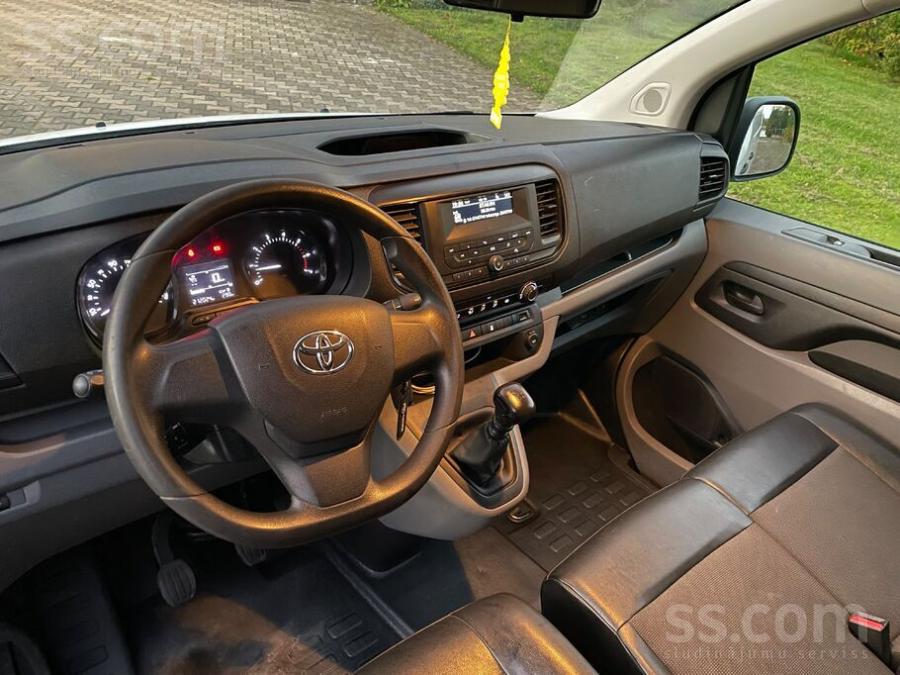 White Toyota Proace 2019 in Riga, with an engine capacity of 2.00 L and mileage of 210 thousand km for 8750 €, photo 10 on AUTOMOTO.COM.LV