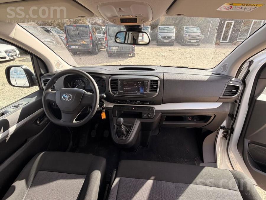White Toyota Proace 2023 in Riga, with an engine capacity of 2.00 L and mileage of 160 thousand km for 20550 €, photo 16 on AUTOMOTO.COM.LV